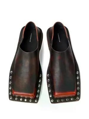 Camper Studded Leather Mules