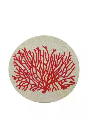 CHEHOMA Coral-motif Placemat - Neutrals