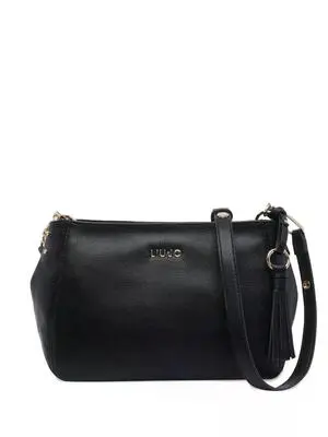 Liu Jo Logo-plaque Tassel Shoulder Bag - Black