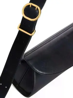 JIL SANDER Small Cannolo Shoulder Bag - Black