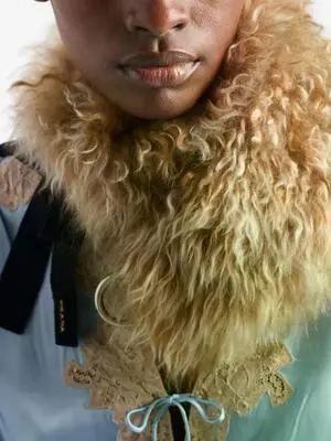 Prada Shearling Collar - Neutrals