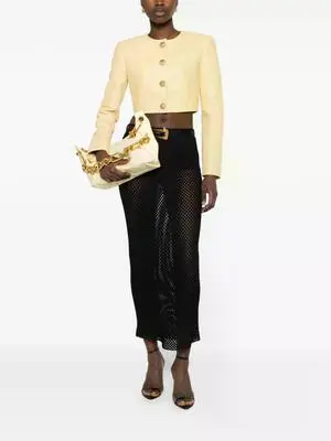 Balmain Button-front Cropped Jacket