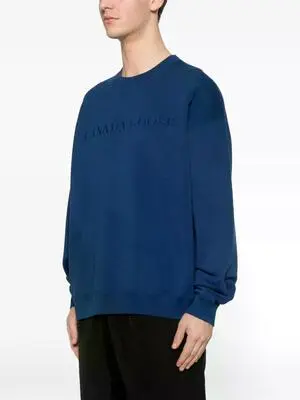 Canada Goose Embroidered Crew Sweatshirt - Blue