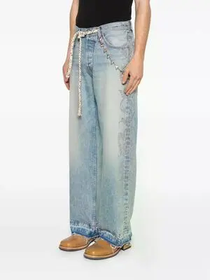 ERCOLE STUDIO Embellished Frayed Jeans