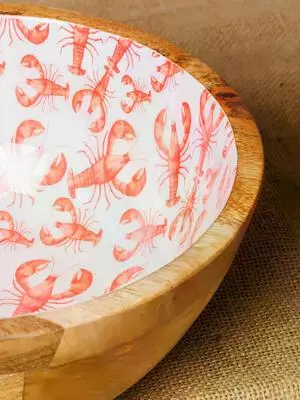 CHEHOMA Lobster-print Bowl