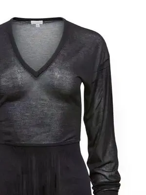 FLEUR DU MAL V-neck Mini Dress
