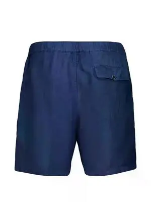 120% Lino Drawstring-fastening Shorts