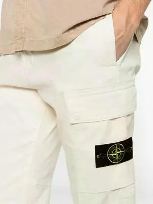 Stone Island Patch-detail Cargo Trousers - Neutrals