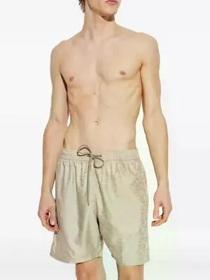 Paul & Shark Pattern Swim Shorts