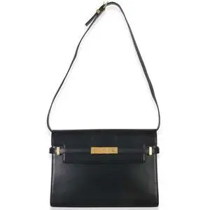 Saint Laurent Calfskin Manhattan Shoulder Bag - Black