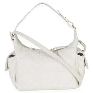 Dior Latte Lambskin Macrocannage D-dream Bag