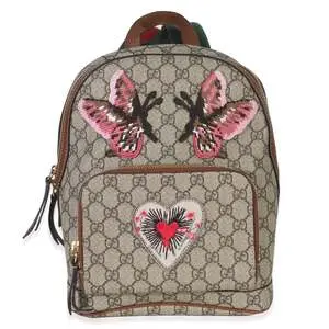 Gucci Embroidered Backpacks
