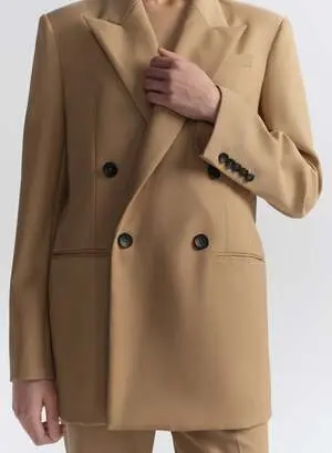 A.L.C. Calla Oversized Tailored Jacket - Desert Beige