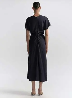 A.L.C. Rem Ruched Midi Dress