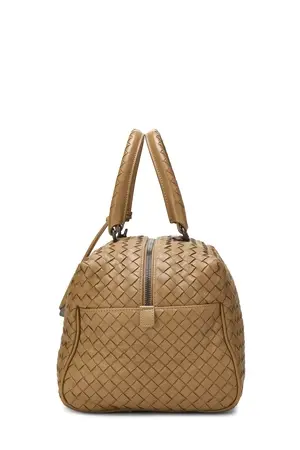 Bottega Veneta Intrecciato Leather Boston Bag
