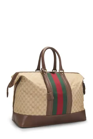 Gucci Original Gg Vintage Web Boston