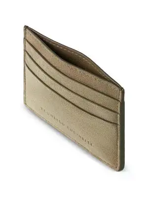 Brunello Cucinelli Suede Card Holder