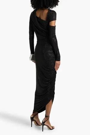 Cult Gaia Kumasi Cutout Crystal-embellished Maxi Dress