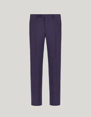 Canali Wool Trousers - Blue