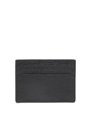Tumi Slim Card Case - Black Embo
