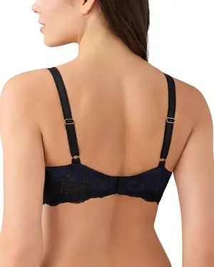 Wacoal Modern Affair Plunge Underwire Bra - Night Sky/black