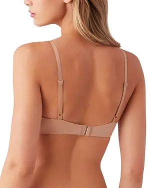 Wacoal B. Tempt'd Undercover Plunge Contour Bra - Chai