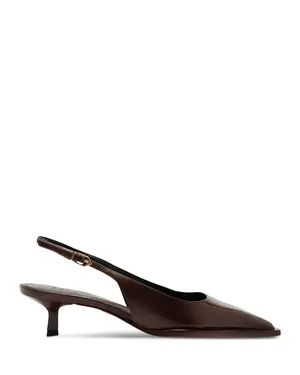 Schutz Daria Slingback Pumps - Root Brown