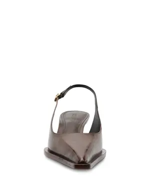 Schutz Daria Slingback Pumps - Root Brown