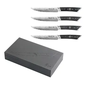 CANGSHAN Kuro 4 Piece Steak Knife Set - Grey
