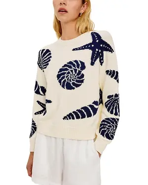 Rails Zoey Seashell Crewneck Sweater