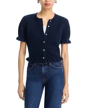 Rails Lora Ruffle Trim Top