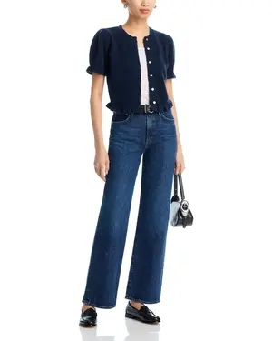Rails Lora Ruffle Trim Top