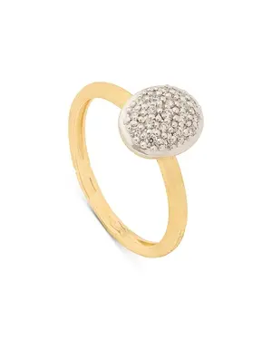 Marco Bicego 18k Yellow Gold Siviglia Diamond Cluster Ring - White/gold