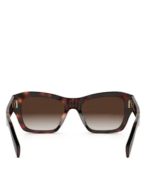 Celine Triomphe Cat Eye Sunglasses - Shiny Dark Havana