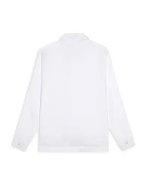 Vilebrequin Linen Solid Overshirt - White