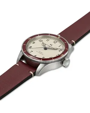 Hamilton Khaki Aviation 38mm Watch - White/red