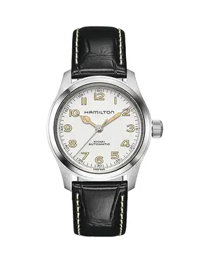 Hamilton Khaki Field 38mm Watch - White/black