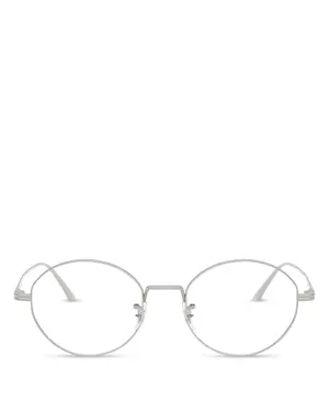 Oliver Spencer 50mm Oval Blue Light Eyeglasses