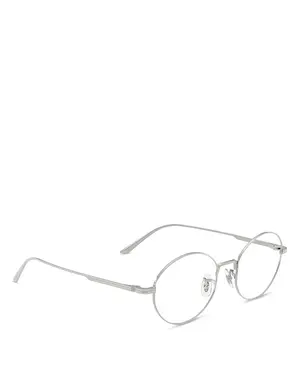 Oliver Spencer 50mm Oval Blue Light Eyeglasses