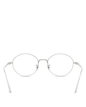 Oliver Spencer 50mm Oval Blue Light Eyeglasses