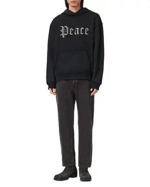 ALLSAINTS Utopia Peace Graphic Hoodie