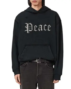 ALLSAINTS Utopia Peace Graphic Hoodie
