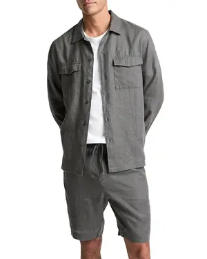 Men's Gray Linen