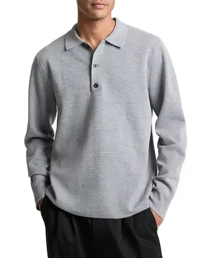 Vince Long Sleeve Polos For Men