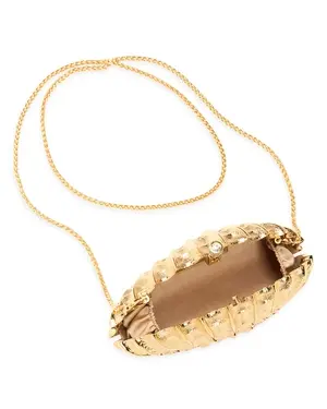 Aqua Shell Clutch