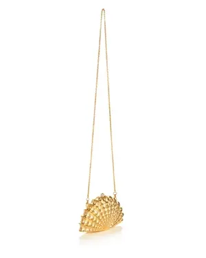 Aqua Shell Clutch