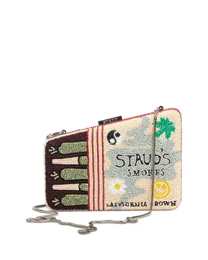 Staud Carmella Beaded Clutch