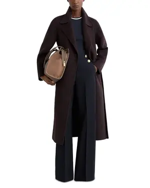 REISS Carley Wide Leg Trousers