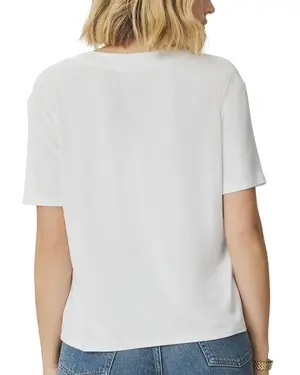 Splendid Kacey V-neck Tee - White