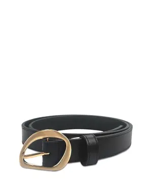 Ted Baker London Asymiira Smooth Leather Belt